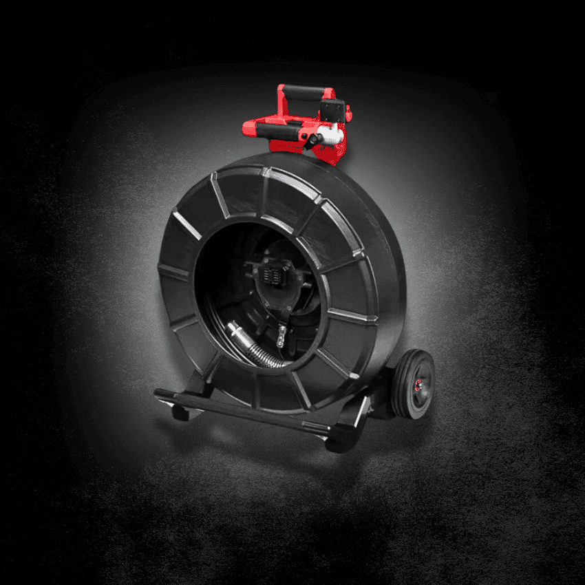 Milwaukee 18V 60m (200') Cordless Mid-Stiff Pipeline Inspection Reel